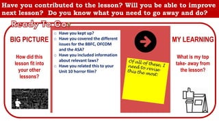 Lesson 5 censorship and regulation | PPTX