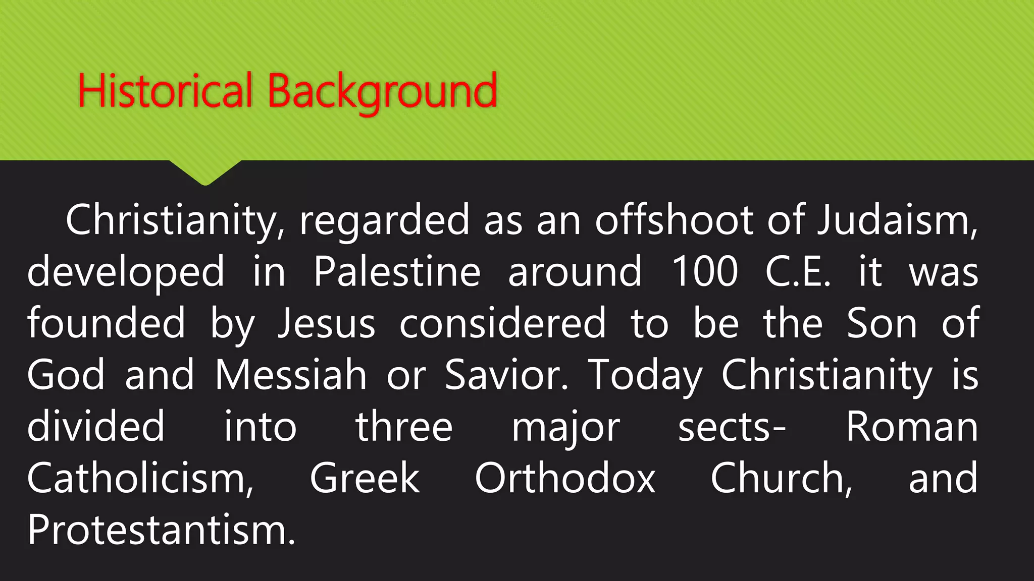 Lesson 5 CHRISTIANITY | PPTX