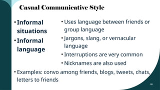 Lesson 5 Communicative Styles or Language Registers.pptx