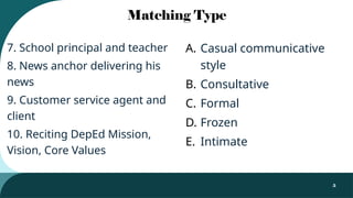 Lesson 5 Communicative Styles or Language Registers.pptx