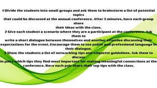 Lesson 5 Conferences with vocabulary and activities.pdf