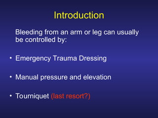 TCCC - Lesson 5 controlling bleeding.ppt