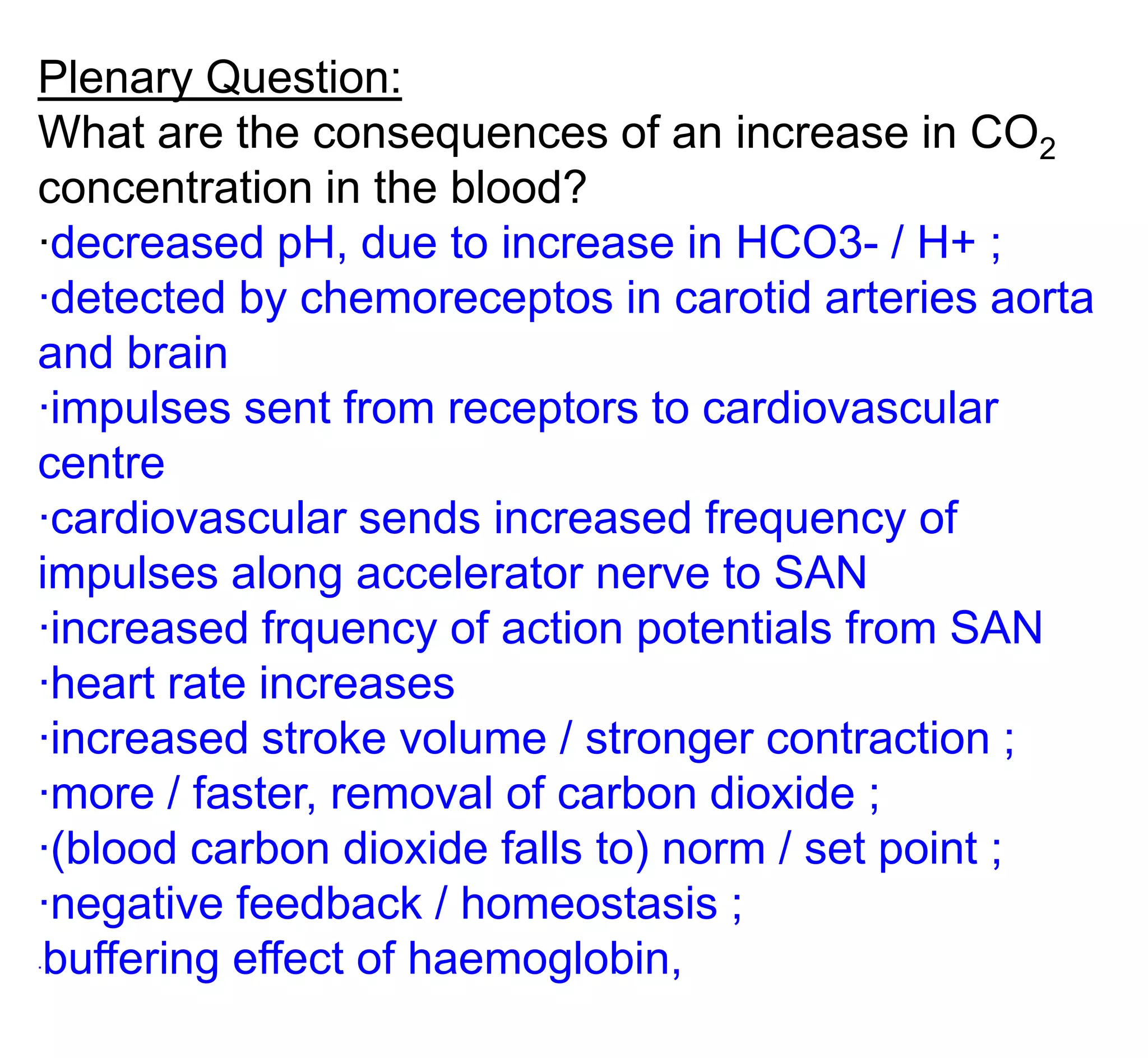 Lesson 5 control of heart rate in humans me | PPTX
