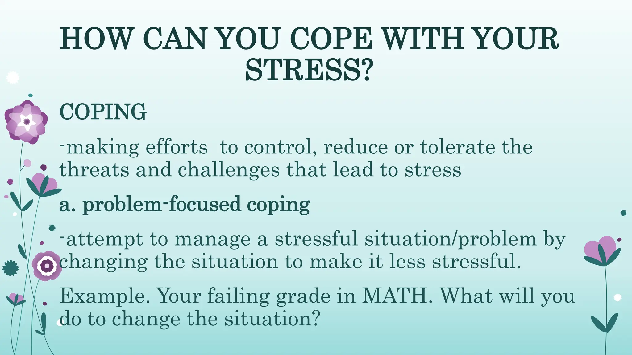 lesson 5 coping with stress aspect of personal development | PPTX