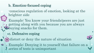 lesson 5 coping with stress aspect of personal development | PPTX