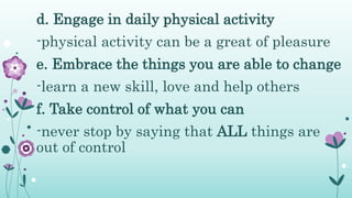lesson 5 coping with stress aspect of personal development | PPTX