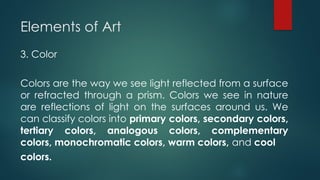 CPAR Elements and Principles of Art.pptx | Drawing and Sketching | Arts ...