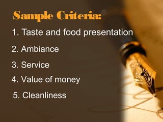 EAPP11_Lesson 5 examining restaurant review | PPT