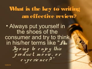 EAPP11_Lesson 5 examining restaurant review | PPT