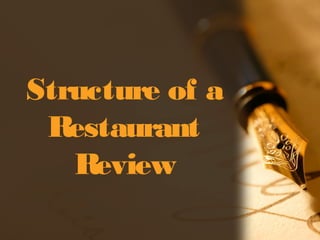 EAPP11_Lesson 5 examining restaurant review | PPT
