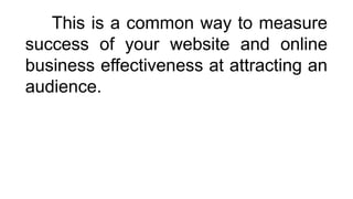 LESSON 5ICT Project for Website Traffic Statistics and Performance Analysis.pptx