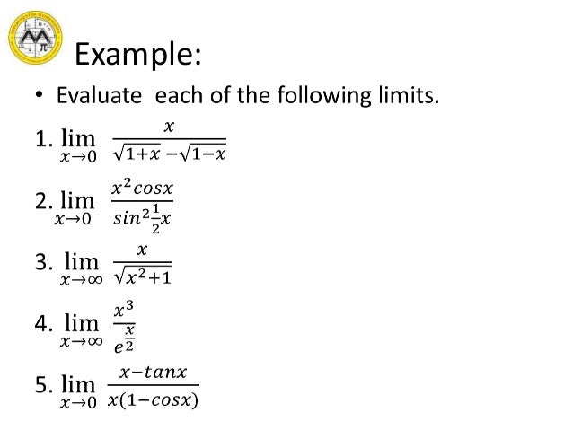 Lesson 5 indeterminate forms