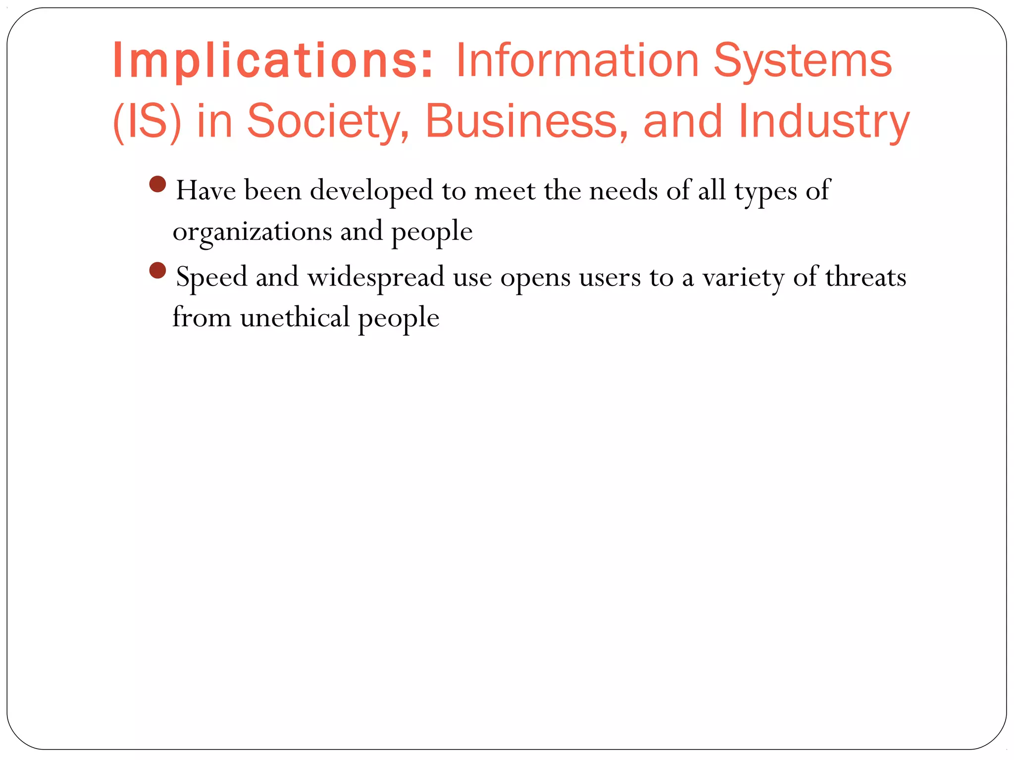 Lesson 5: Information Systems Presentation | PPT
