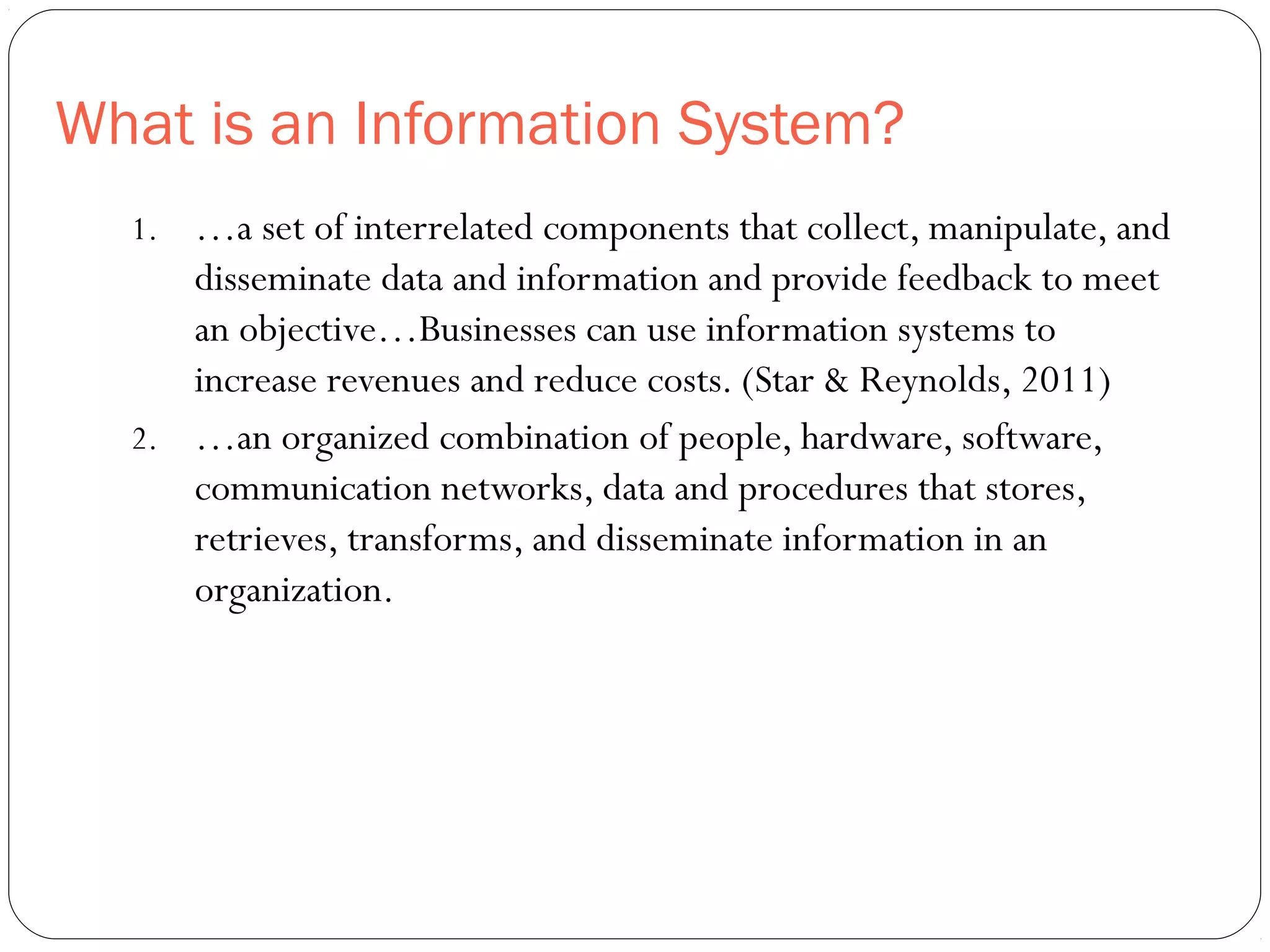 Lesson 5: Information Systems Presentation | PPT