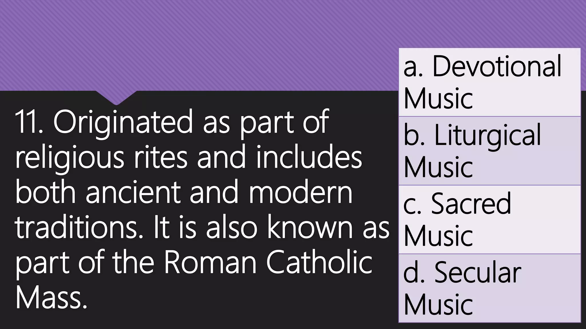 MUSIC 7 1ST QUARTER Lesson 5 instrumental music | PPTX
