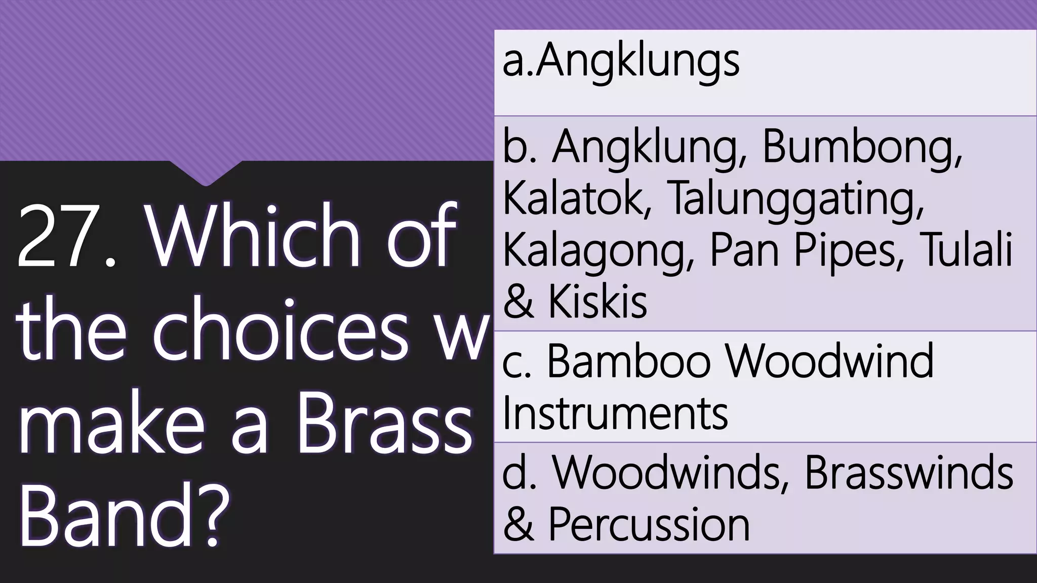 MUSIC 7 1ST QUARTER Lesson 5 instrumental music | PPTX