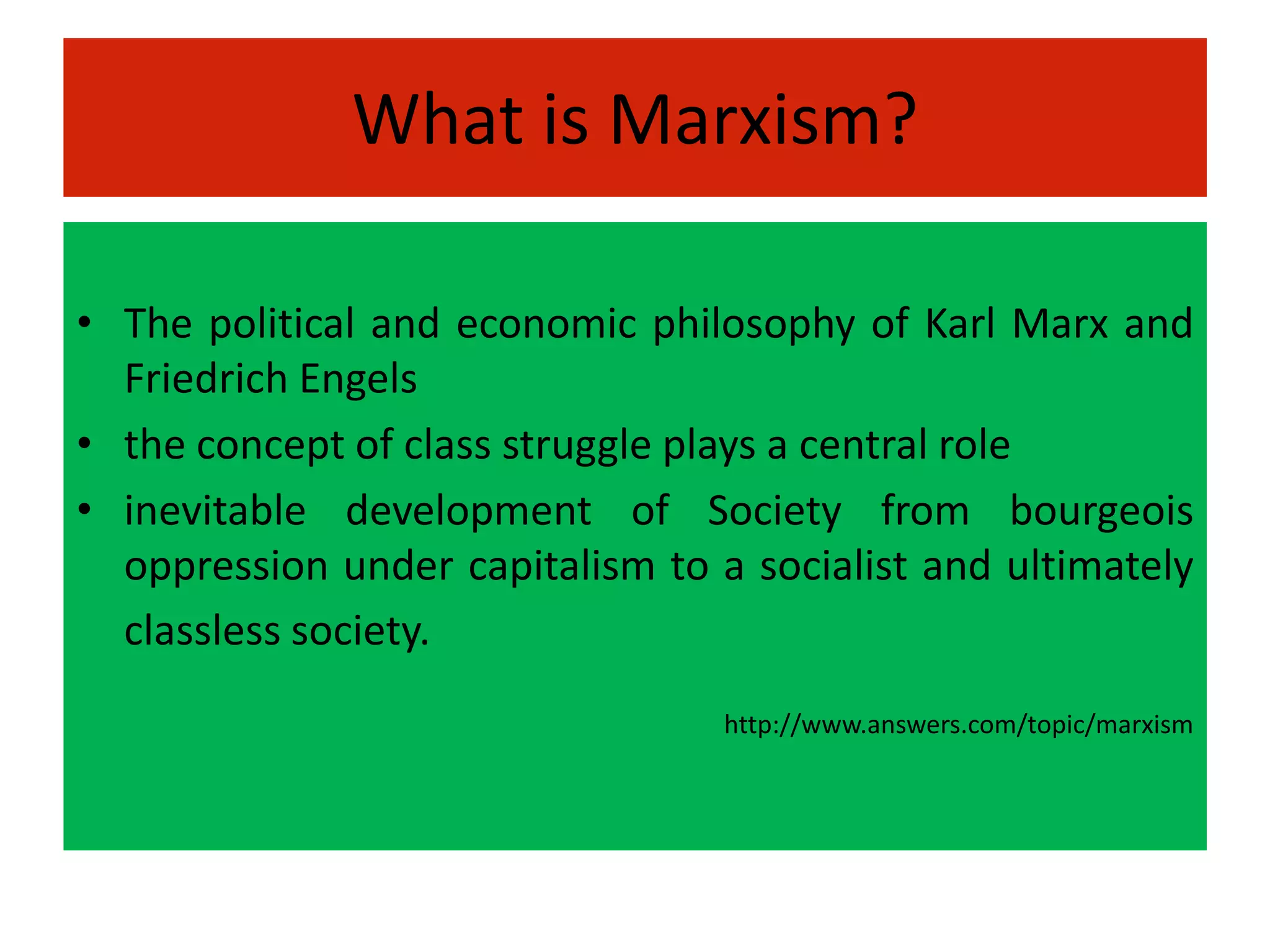 Lesson 5 marxist perspective | PPTX