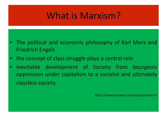 Lesson 5 marxist perspective | PPT