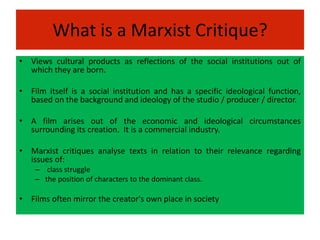 Lesson 5 marxist perspective | PPTX