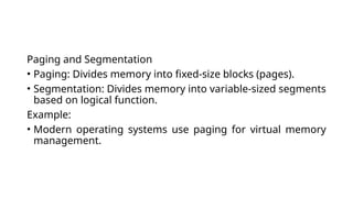 Memory Mapping.pptx wsetdryfugiop8ytrewsrdtfyguiopoidxfcgvhj | PPTX