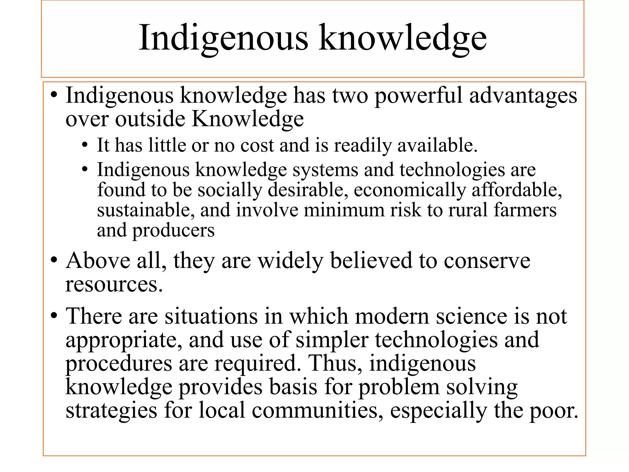 Indigenous Knowledge Systems - 5 | PDF