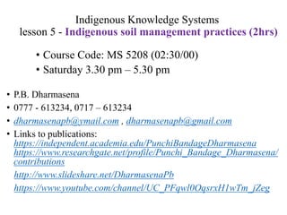 Indigenous Knowledge Systems - 5 | PDF