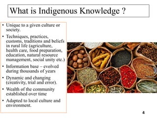 Indigenous Knowledge Systems - 5 | PPT