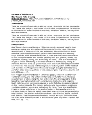 Lesson 5 patterns of subsistence.doc