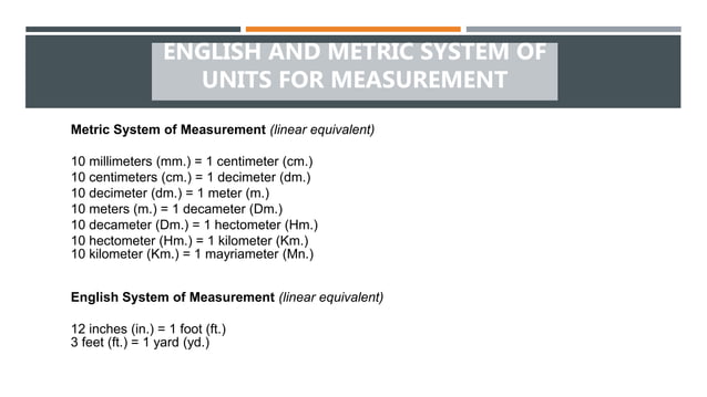 Lesson 5 Perform Mensuration and Calculation | PPTX