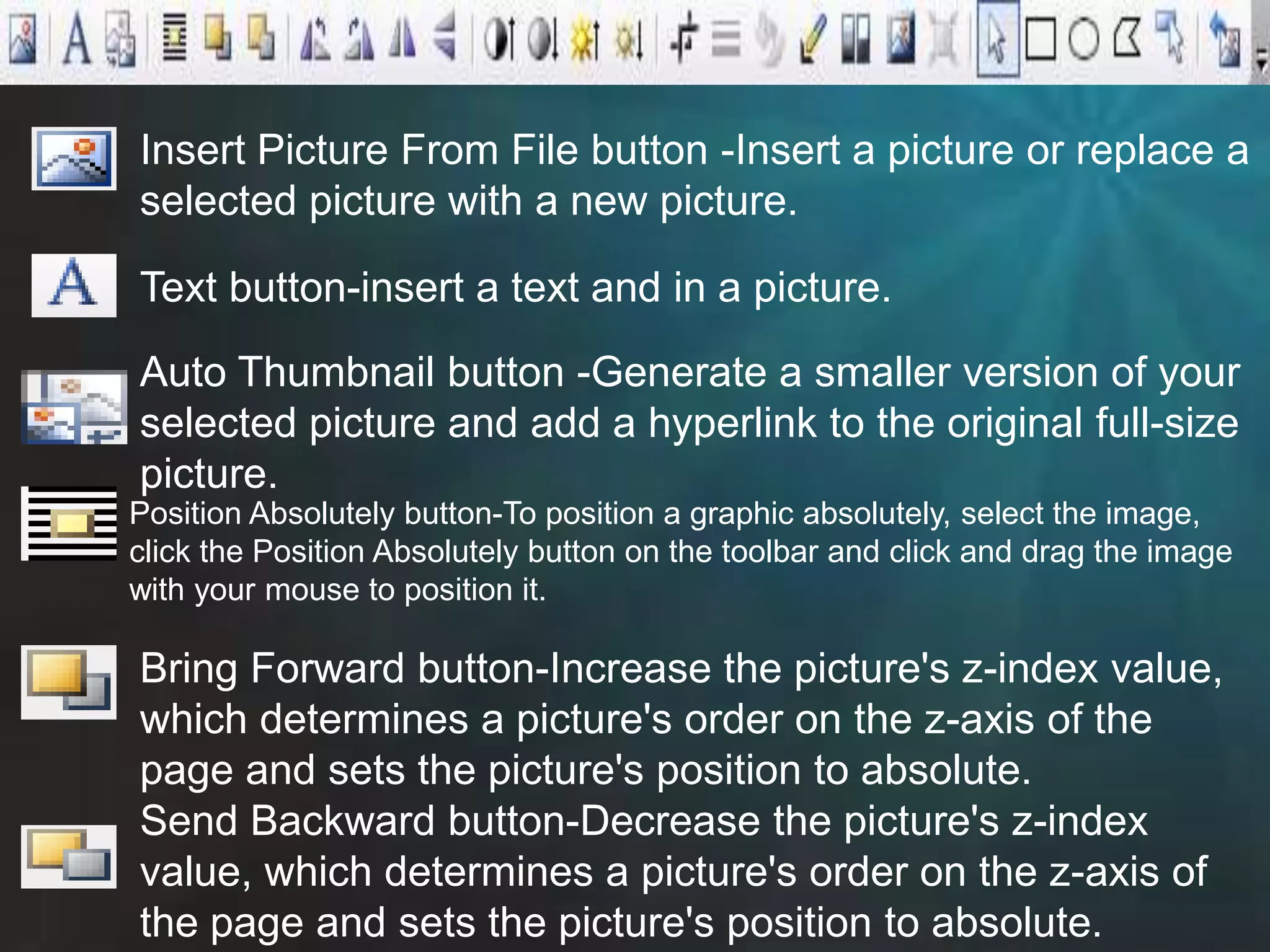 Picture toolbar | PPTX