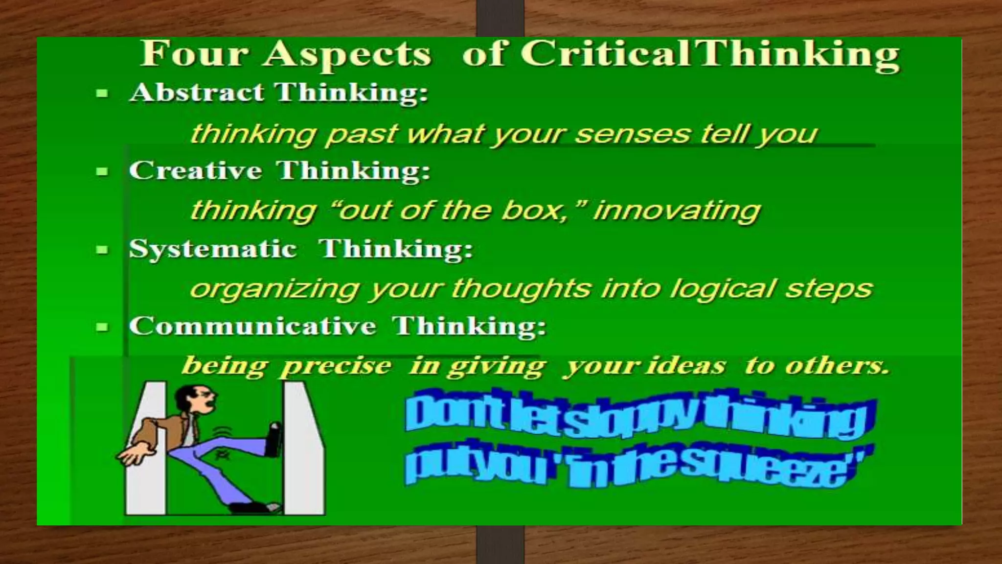 Practicing Critical Thinking | PPT | Free Download
