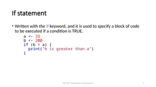 Lesson 5 R Control Structures and Functions 2024 Notes.pptx