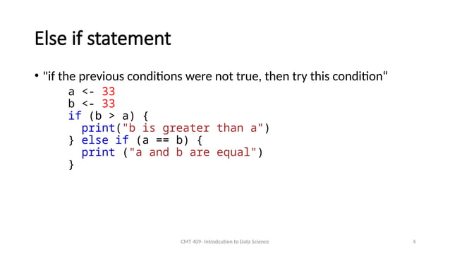 Lesson 5 R Control Structures and Functions 2024 Notes.pptx