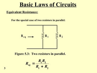 Lesson 5 on the basic circuits: Resistance, Equivalent.ppt