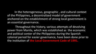 Lesson 9 r- The Role of LGU | PPTX