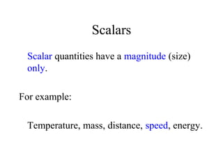 Lesson 5 scalars and vectors error bars | PPT