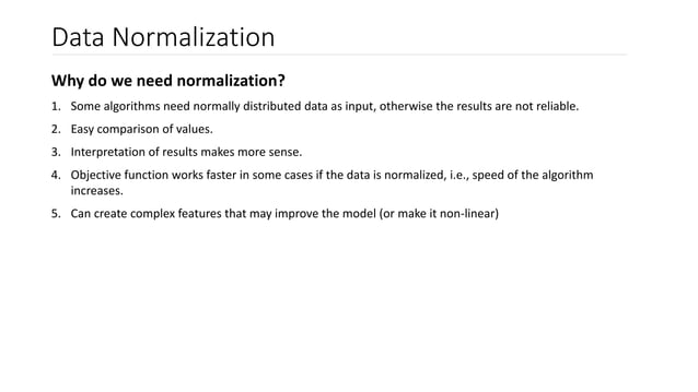 Scaling and Normalization | PDF