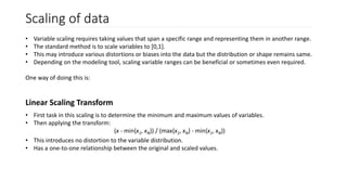 Scaling and Normalization | PDF
