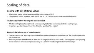 Scaling and Normalization | PDF