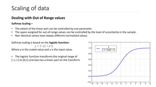 Scaling and Normalization | PDF