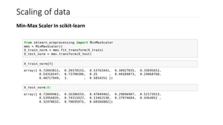 Scaling and Normalization | PDF