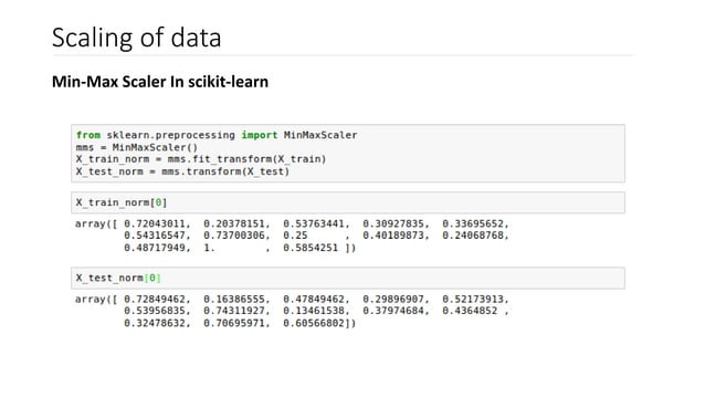 Scaling And Normalization Ppt