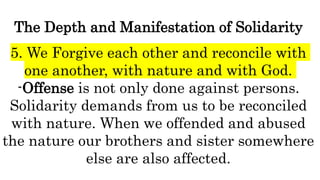 Lesson 5 solidarity- Values Education 9 | PPTX