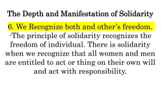 Lesson 5 solidarity- Values Education 9 | PPTX