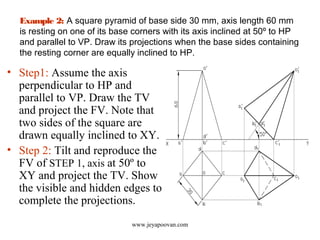 Lesson 5 Projections of Solids - Part II | PPT