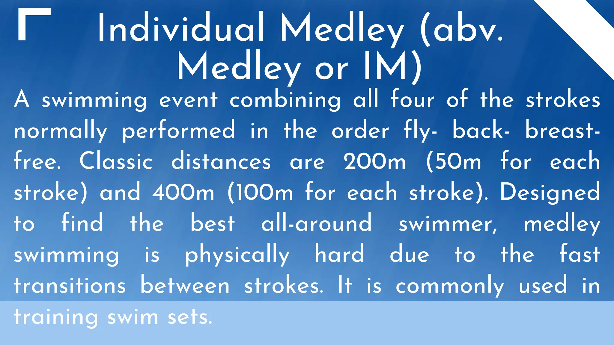 LESSON IN SWIMMING Swimming Terminologies | PDF