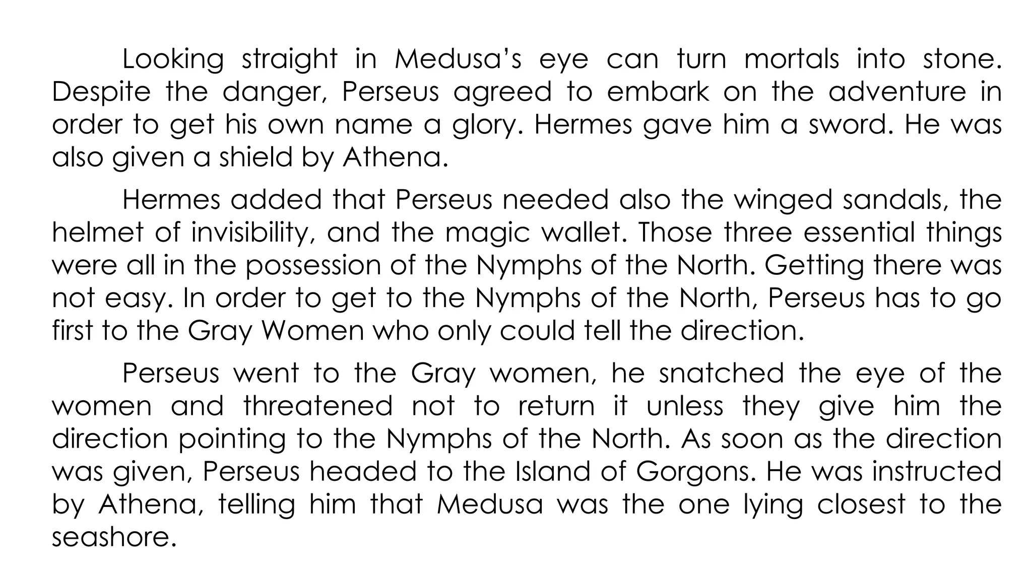 LESSON 5 THE GORGON'S HEAD ENGLISH 10 JHS | PPTX