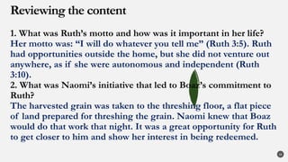 Lesson 5 The Marriage of Ruth and Boaz - The Redemption of the Family.pptx