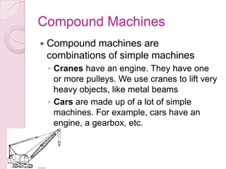 Lesson 5 Types of Machines | PPTX | Off-Road Vehicles | Auto Body Styles