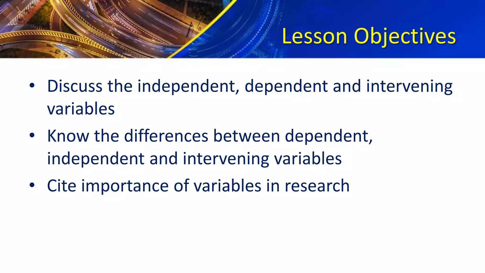 Lesson 5 variables | PPTX